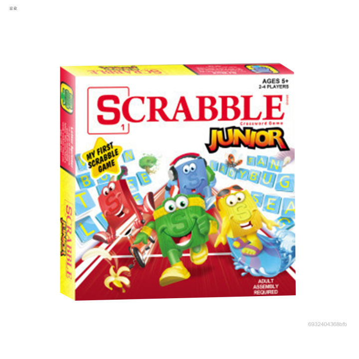 Scrabble Letter Word Game Board Game Set For Family Fun Educational ...