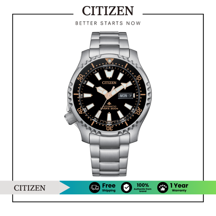 CITIZEN Automatic NY0160-66E Promaster Diver Men's Watch ( นาฬิกาผู้ชายออโตเมติก ) | Lazada.co.th