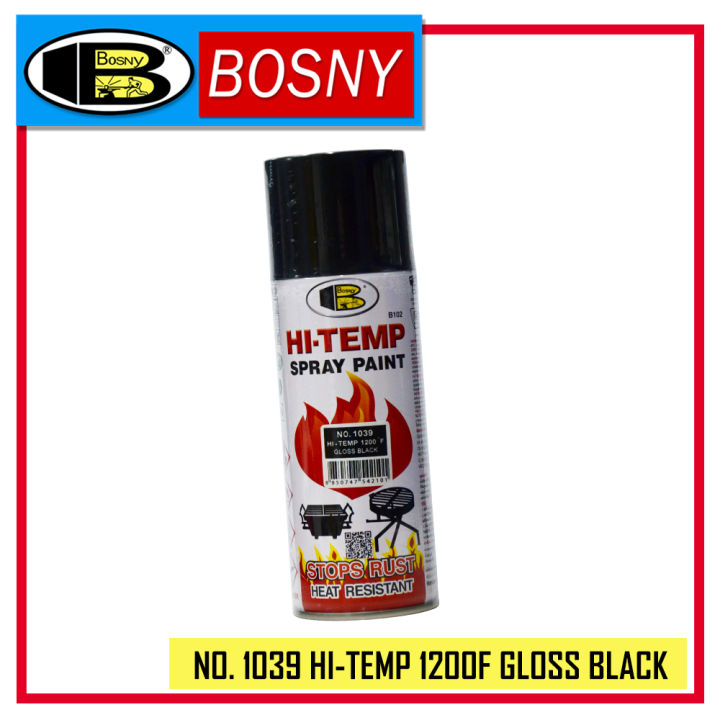Bosny Hi Temp 1200F Gloss Black No.1039 | Lazada PH