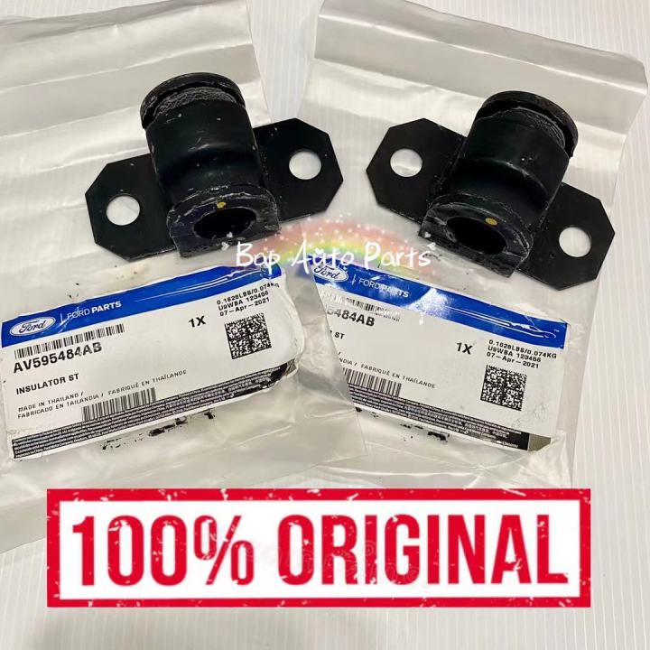 (1 SET 2 PCS) FORD FIESTA FRONT STABILIZER BUSH WITH BRACKET ORIGINAL ...