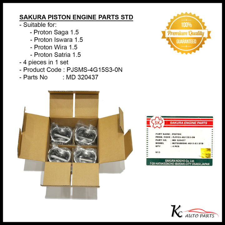 #JAPAN#OEM# SAKURA TRIM Piston Engine Parts (set) STD/ Oversize for ...