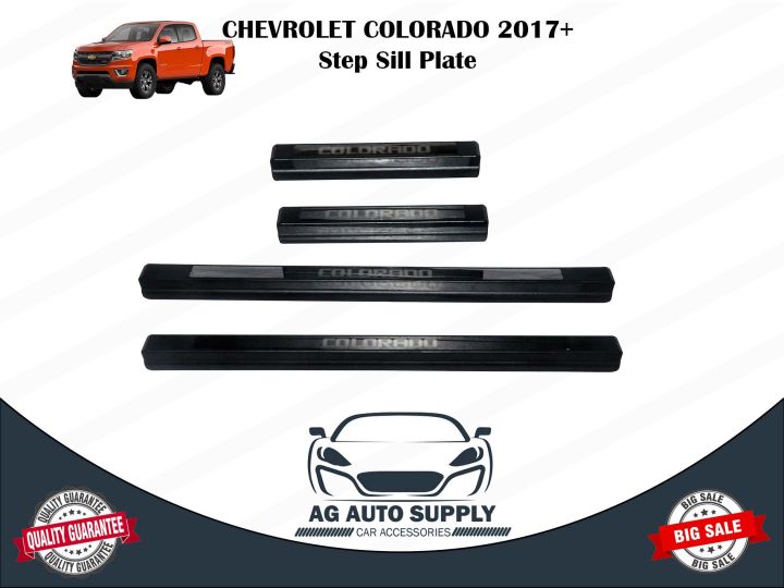Door sill Protector Door Side Step sill Black For CHEVROLET COLORADO ... Door sill Protector Door Side Step sill Black For CHEVROLET COLORADO ...