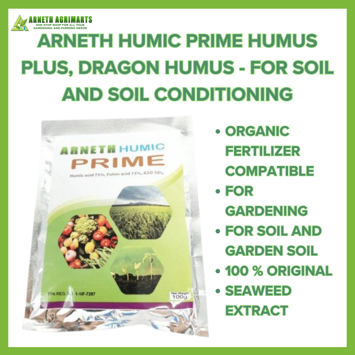 ARNETH HUMUS HUMIC PRIME GREEN ( FULVIC 15% HUMIC 75% ) SAME AS HUMUS ...