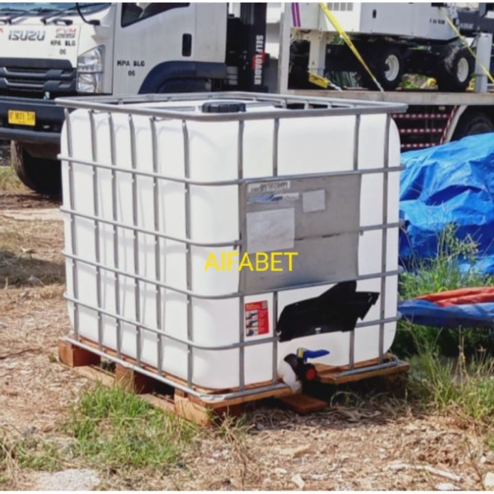 kempu/tandon/ibc tank 1000 liter/tempat penampungan air second | Lazada ...