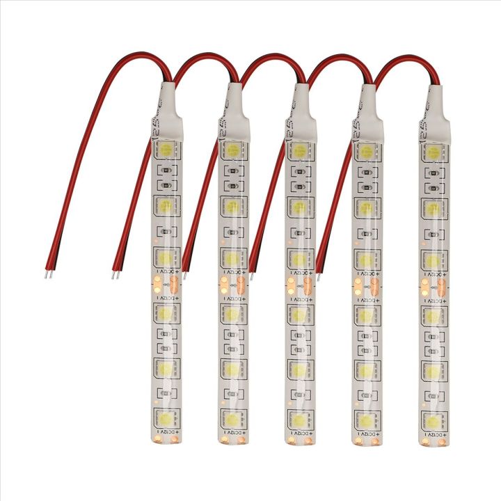 LT9D5Pcs 10Cm Waterproof White 5050 Led Strip Lights Dc 12V Caravan ...