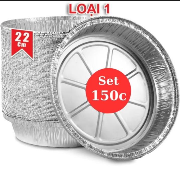 Combo 150 Khay Giấy Bạc 22cm Lót Nồi Chiên Không Dầu ,Lò Nướng - Khuôn ...