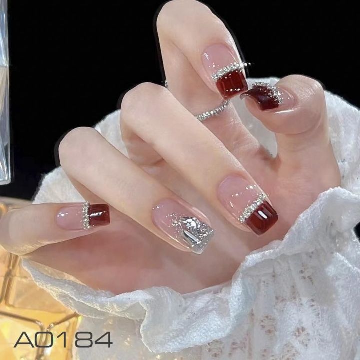 Top high-end boutique women's special DIY pressure fake nails, nail art ...