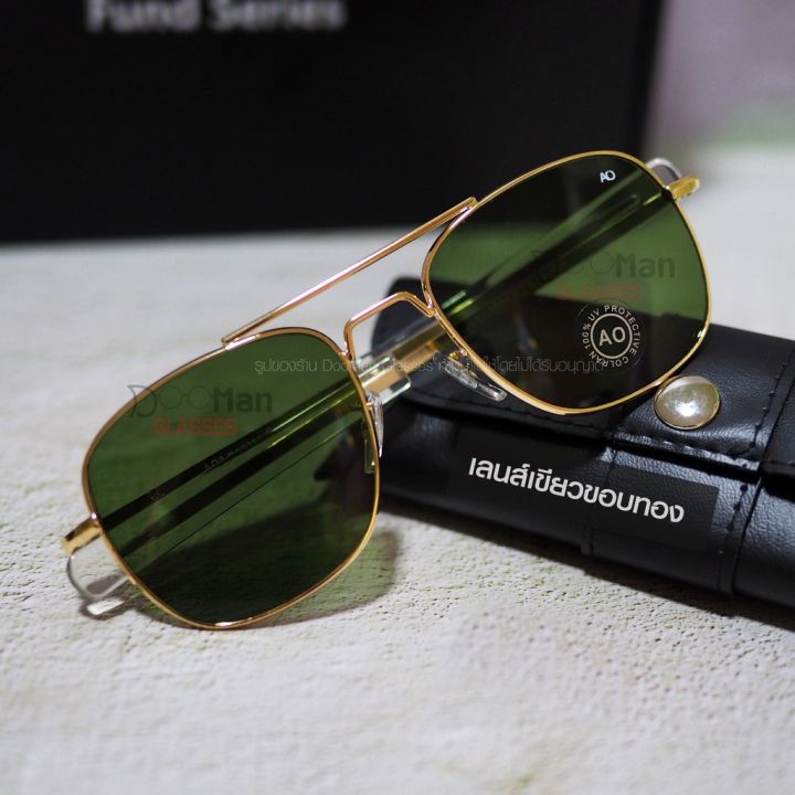 แว่นกันแดดAO ทรงนักบิน dfjh | Lazada.co.th