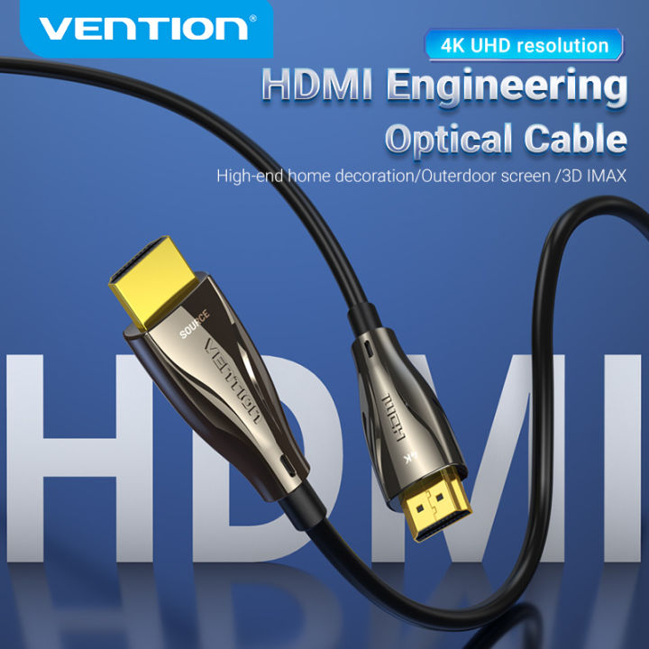 Vention HDMI Fiber Optic Cable 4K 60Hz HDMI Cable 2.0 HDCP2.2 for TV Monitor PC XBox Projector ...