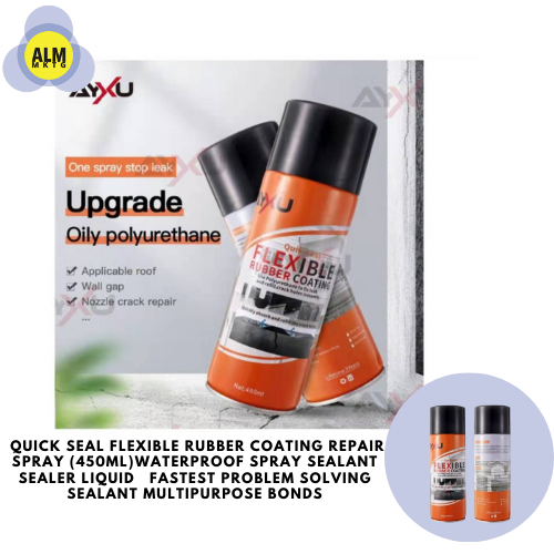 Quick Seal Flexible Rubber Coating Repair Spray (450ml) Waterproof ...