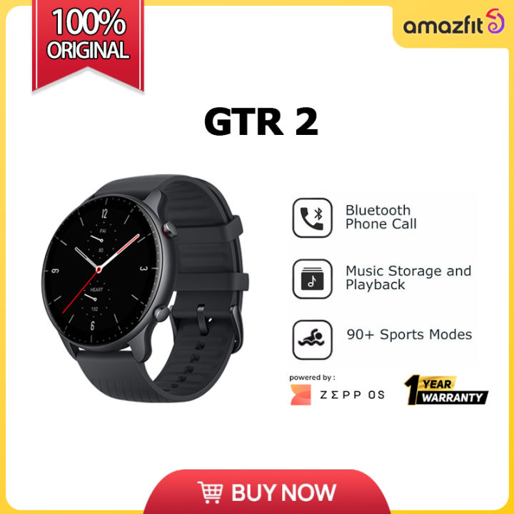Amazfit GTR 2 Zepp OS fashion SmartWatch AMOLED Screen/5 ATM Water Resistant/GPS/Classic-Sport ...