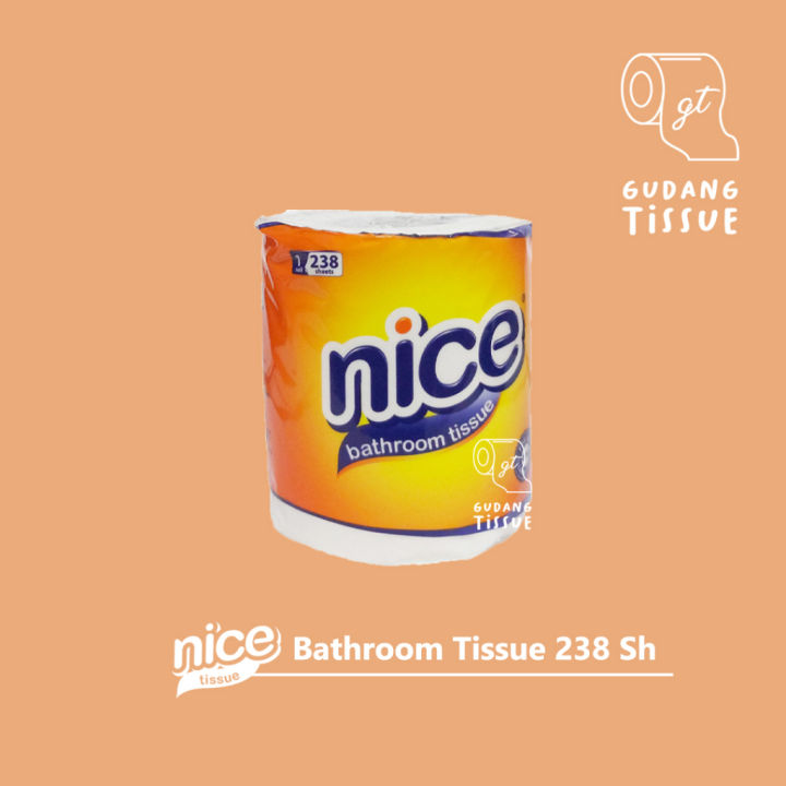Nice Toilet Tissue Core Non Emboss - 1 Roll/238 Sheet | Lazada Indonesia