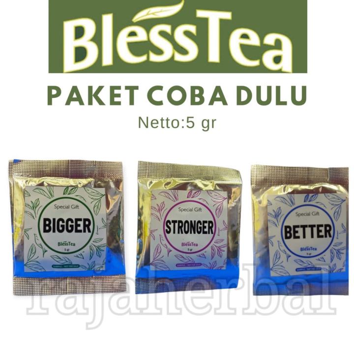 Herbal BLESSTEA PAKET COBA DULU PER SACHET 5 GR ORIGINAL | Lazada Indonesia