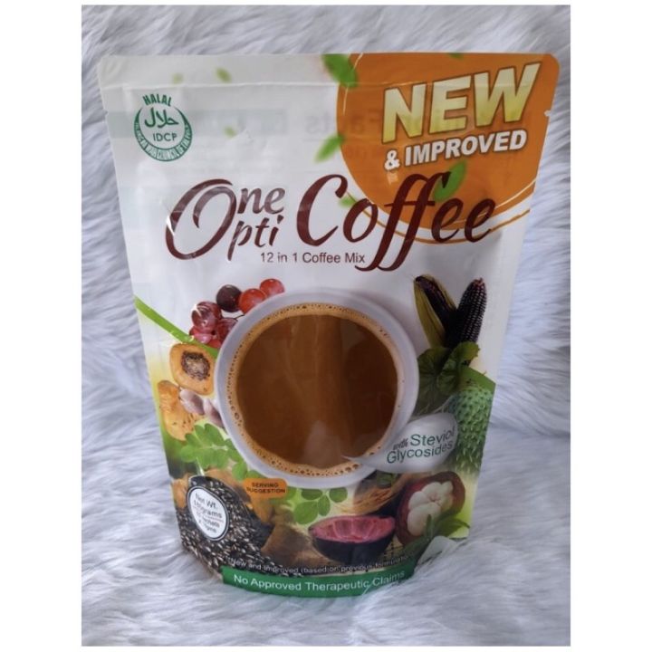 ONE OPTI COFFEE 12 in 1 MIX 100% Authentic (10 sachets) | Lazada PH