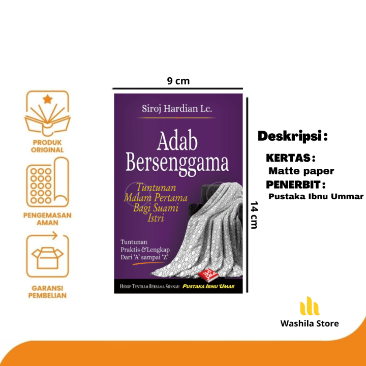 Buku Adab Bersenggama Tuntunan Malam Pertama Suami Istri Buku Saku ...