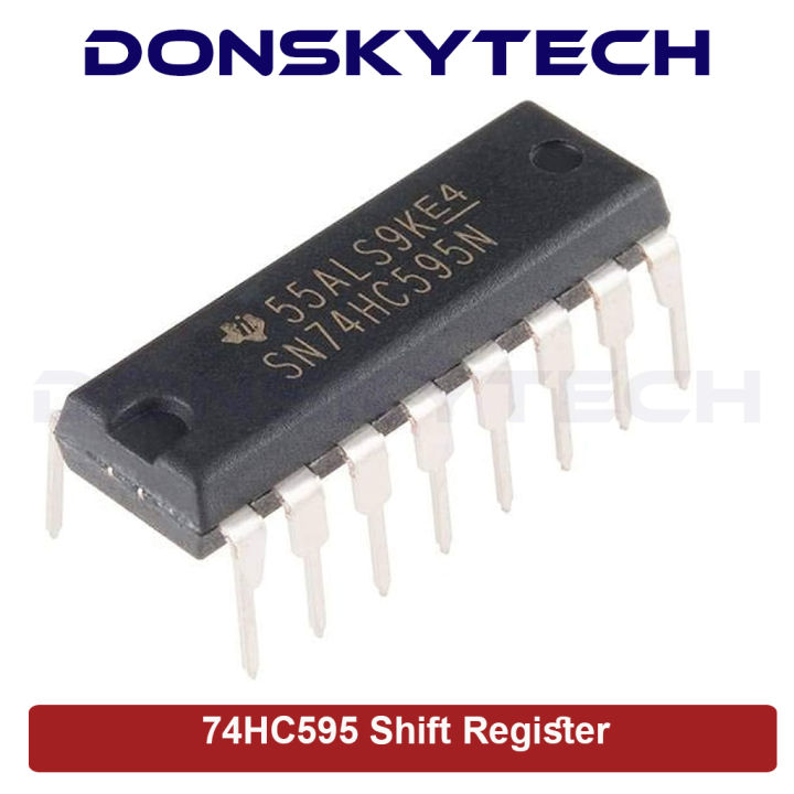 74HC595 8-bit Serial to Parallel Shift Register IC (74595 IC) | Lazada PH