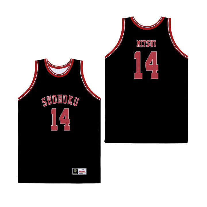Slam Dunk Shohoku High School No.14 Mitsui Hisashi Cosplay Top Vest ...