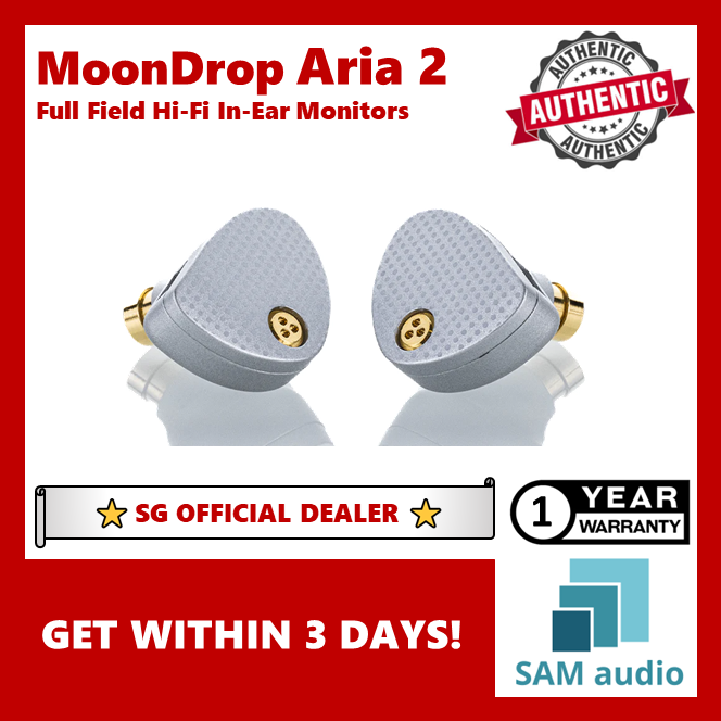 [🎶SG] MOONDROP ARIA 2 (Aria2) Full Field Hifi In Ear Monitor IEM ...