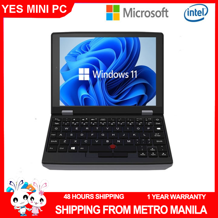 Local Manila shipment Yes Mini PC 7 Inch Touch Screen Mini Pocket Gaming Laptop J4115 Ultrabook ...