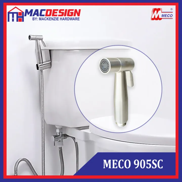MECO 905SC STAINLESS SUS304 BIDET SPRAY WITH COMPLETE SET MACDESIGN ...
