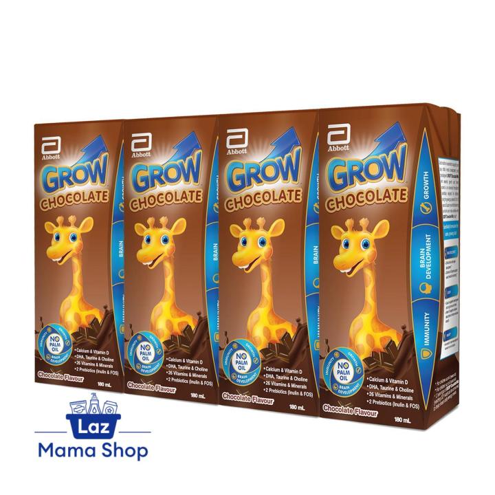 Grow Growing Up Milk for Kids - Ready-To-Drink Chocolate (3 - 12 years ...