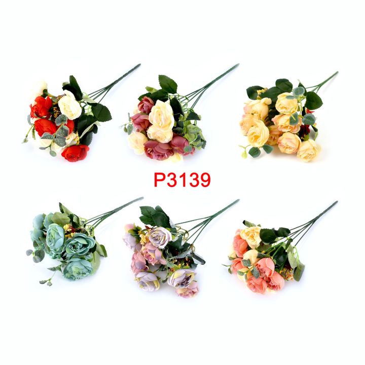 FA TANAMAN BUNGA MAWAR HIAS DEKORASI RUANGAN BUKET HIAS P3139 | Lazada ...