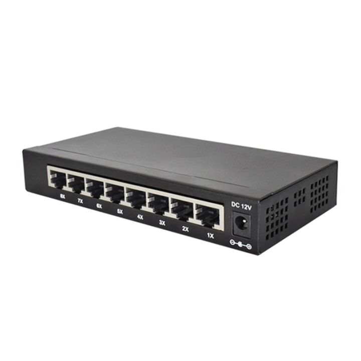 (GXAD) 8 Port Gigabit Managed Switch Managed Ethernet Switch with 8 Port 10/100/1000M VLAN ...