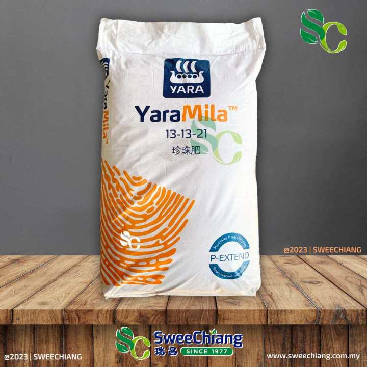 YaraMila Maincrop 13-13-21 50kg雅苒星王红复合果肥料Baja Buah NPK Yara Mila 13/13 ...