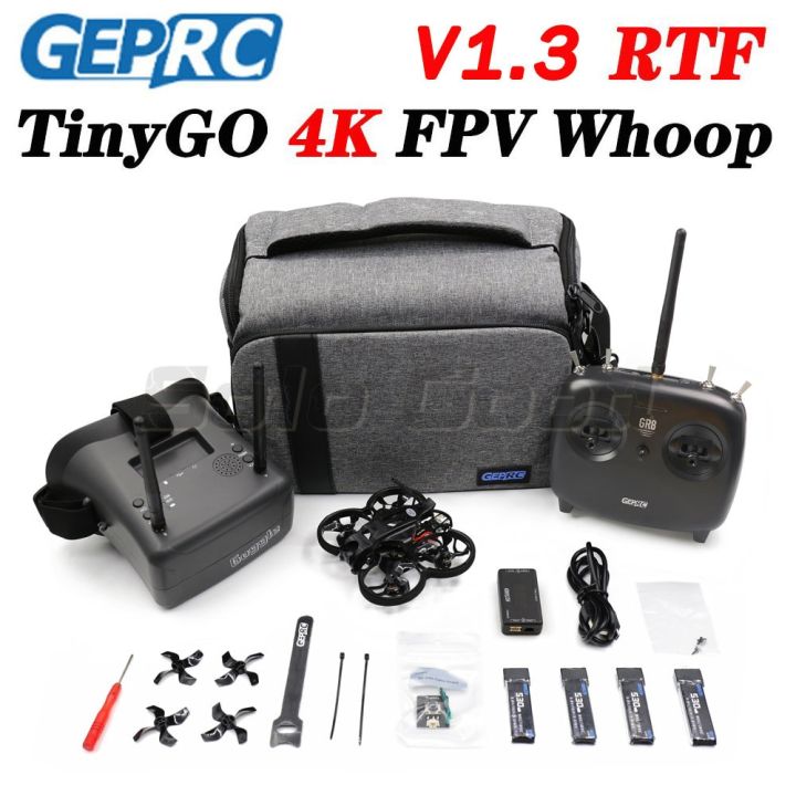 GEPRC TinyGO 4K V1.3 FPV Whoop RTF โดรนพร้อม Caddx Loris 4K 60fps RC FPV เฮลิคอปเตอร์สี่เหลี่ยม ...