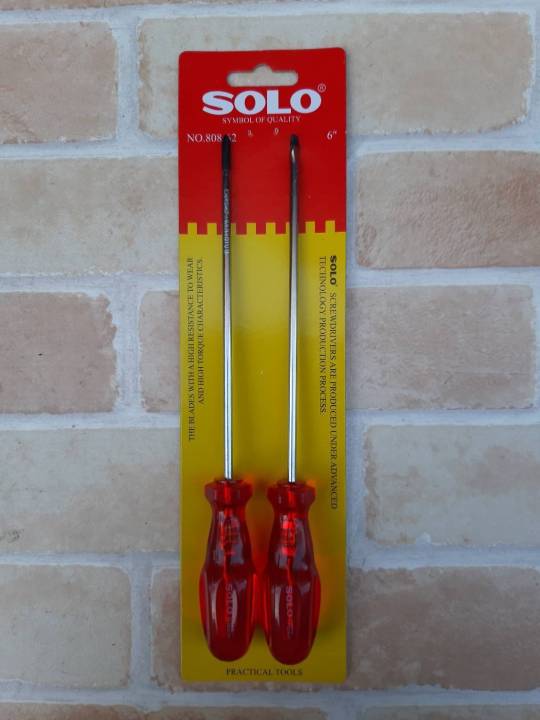 SOLO ไขควงไฟฟ้าด้ามแดง #808 . | Lazada.co.th