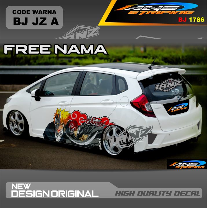 STICKER DECAL MOBIL AYLA / STIKER MOBIL HONDA JAZZ / VARIASI STIKER ...