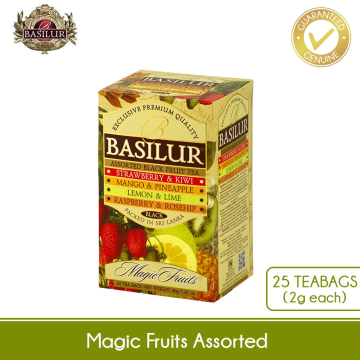 BASILUR TEA "Magic Fruits" Assorted (2g x 25En) - 70183 - Assorted ...