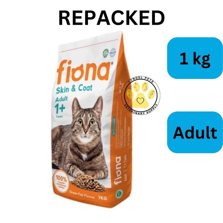 Fiona Skin and Coat Cat Food Adult (1 kg REPACKED) Ocean Fish Flavor ...