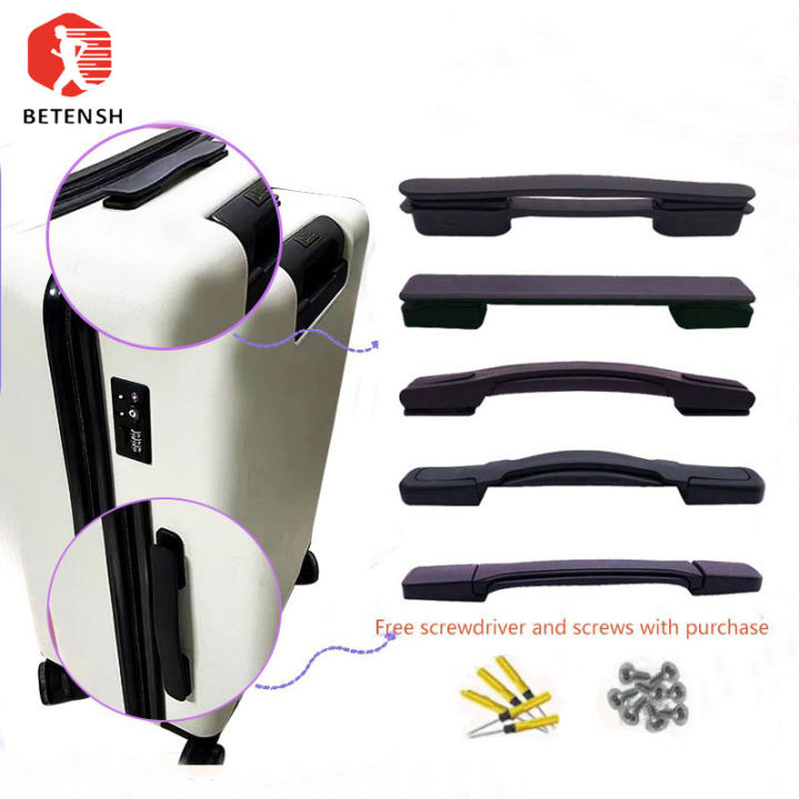 BETENSH Black Luggage(with screws/no screws) Suitcase Trolley Grip ...