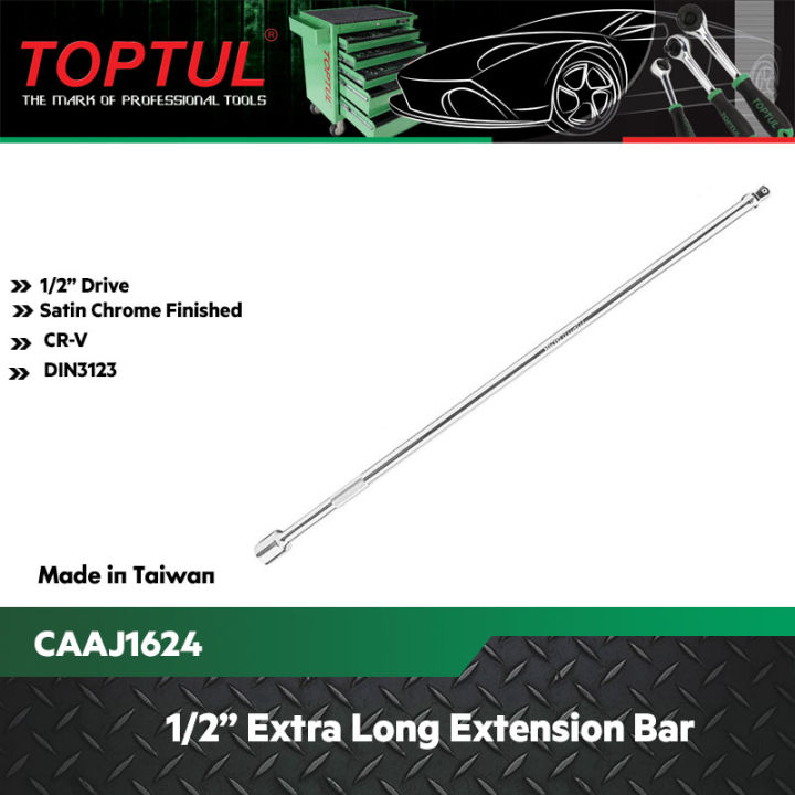 Toptul Extra Long Extension Bar 1/2" Drive | Lazada PH