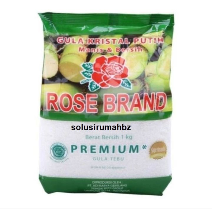 gula pasir premium 1 kg pilih merek gulaku rose brand 1kg pack pabrik ...