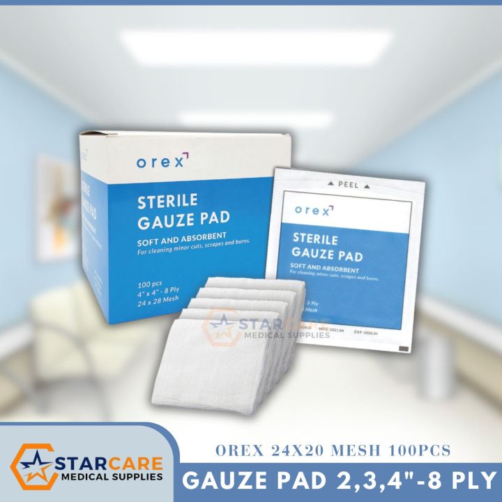 OREX GAUZE PAD / STERILE | Lazada PH
