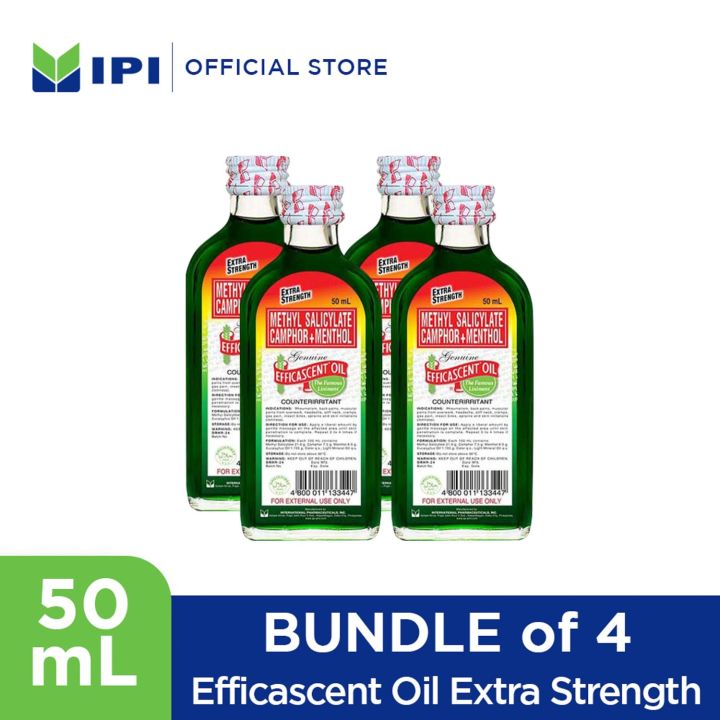 Efficascent Oil Extra Strength 50mL [Bundle of 4] | Lazada PH