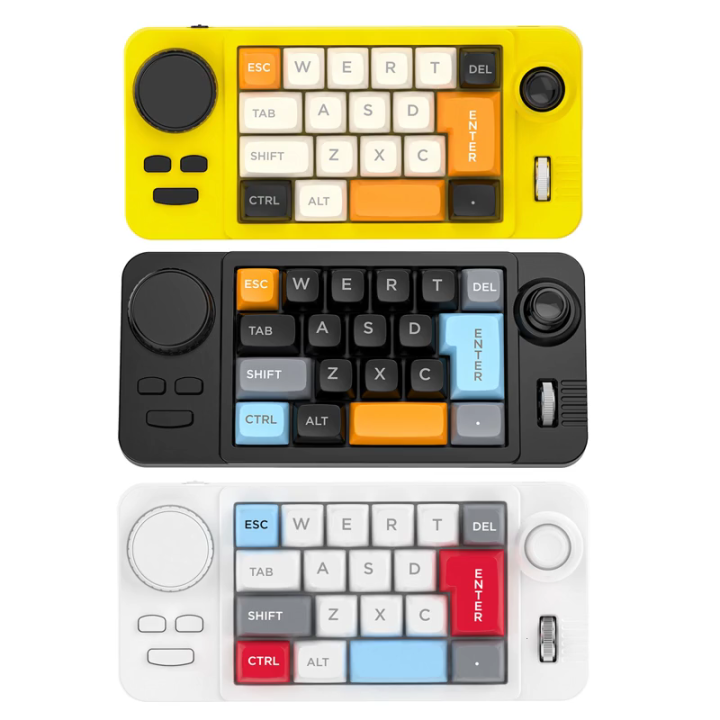 19 Key Gaming Keyboard With Color Effects Programmable Joystick Double ...