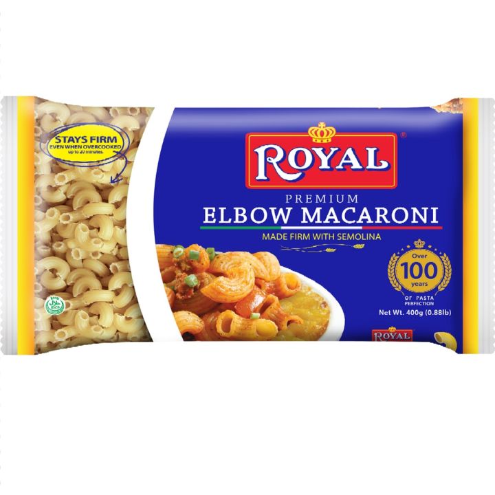 Royal Elbow Macaroni Pasta 400g | Lazada PH