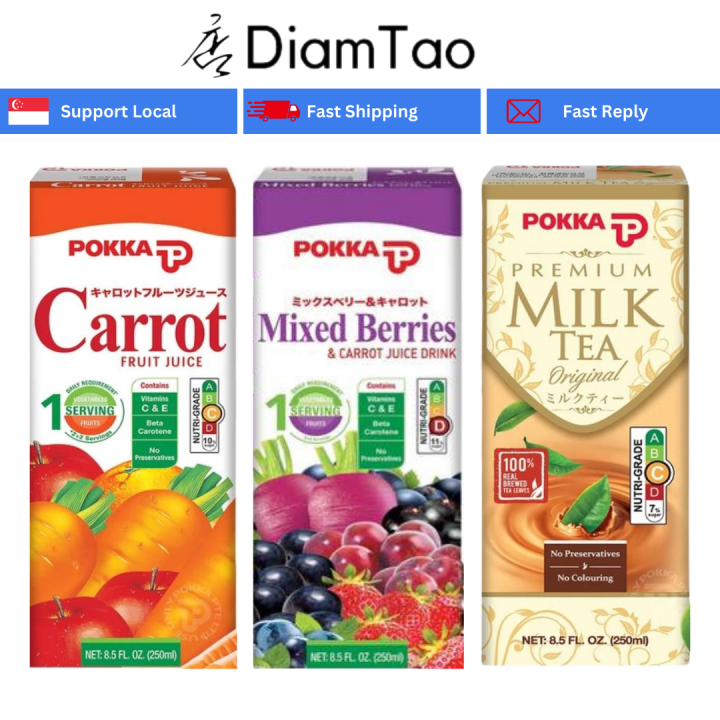 Pokka Carrot Fruit Juice, Mixed Berries & Carrot Juice Drink and ... Pokka Carrot Fruit Juice, Mixed Berries & Carrot Juice Drink and ...