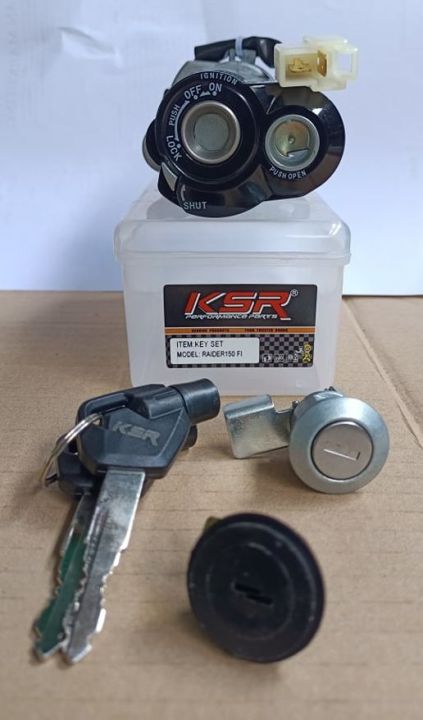 KEY SET RAIDER 150 Fi (FRONT & BACK) KSR THAILAND PARTS | Lazada PH