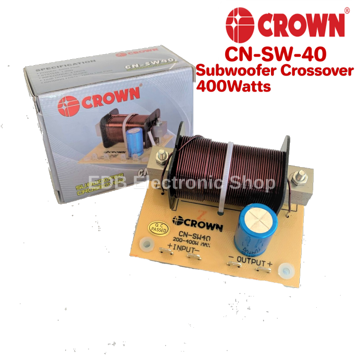 Original Crown CN-SW40 Subwoofer Crossover 400watts Subwoofer Dividing ...