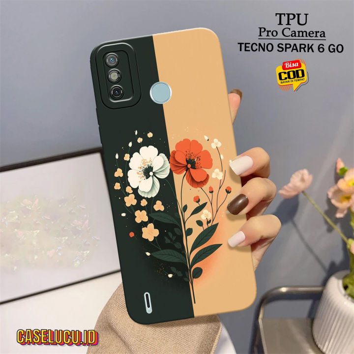 Case Hp Tecno Spark 6 Go Aesthetic Casing Softcase Pro Camera Lembut Lentur Dan Tebal Lazada