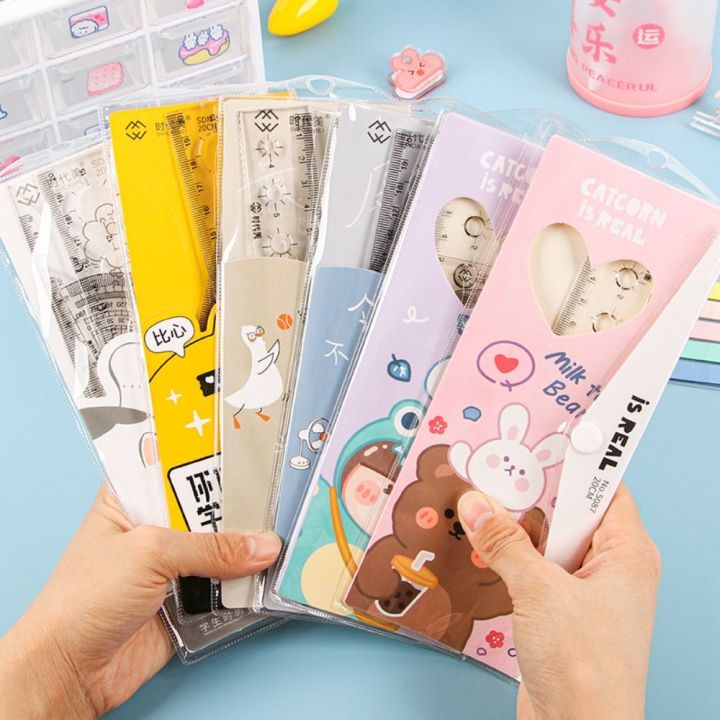 REPTIT Transparent Straight Triangle Ruler Protractor Set 4 in 1 ...