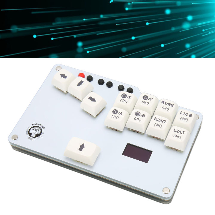 Arcade Stick Keyboard Multiport Arcade Fight Stick Stable for PC ...