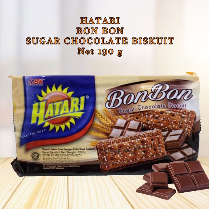 Hatari Bon Bon / Biskuit Sugar Chocolate / Biskuit Wafer Choco | Lazada ...
