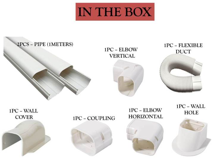 🎉 ️ WALL-TYPE AIRCON COVERS FOR COPPER TUBES WALANG EXPOSE TUBO CLEAN ...