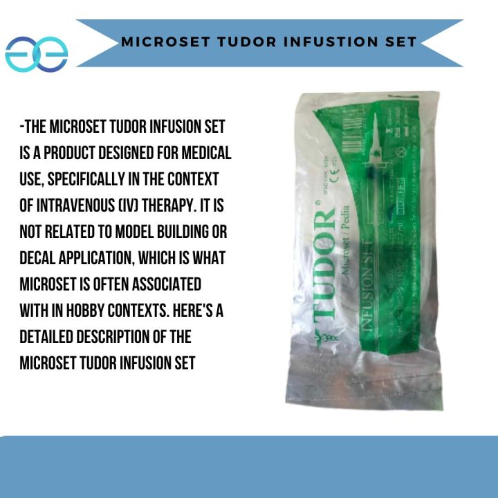 MICROSET TUDOR INFUSTION SET | Lazada PH