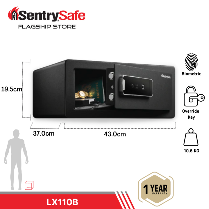 SentrySafe LX110B Biometric Security Safe | Lazada Singapore
